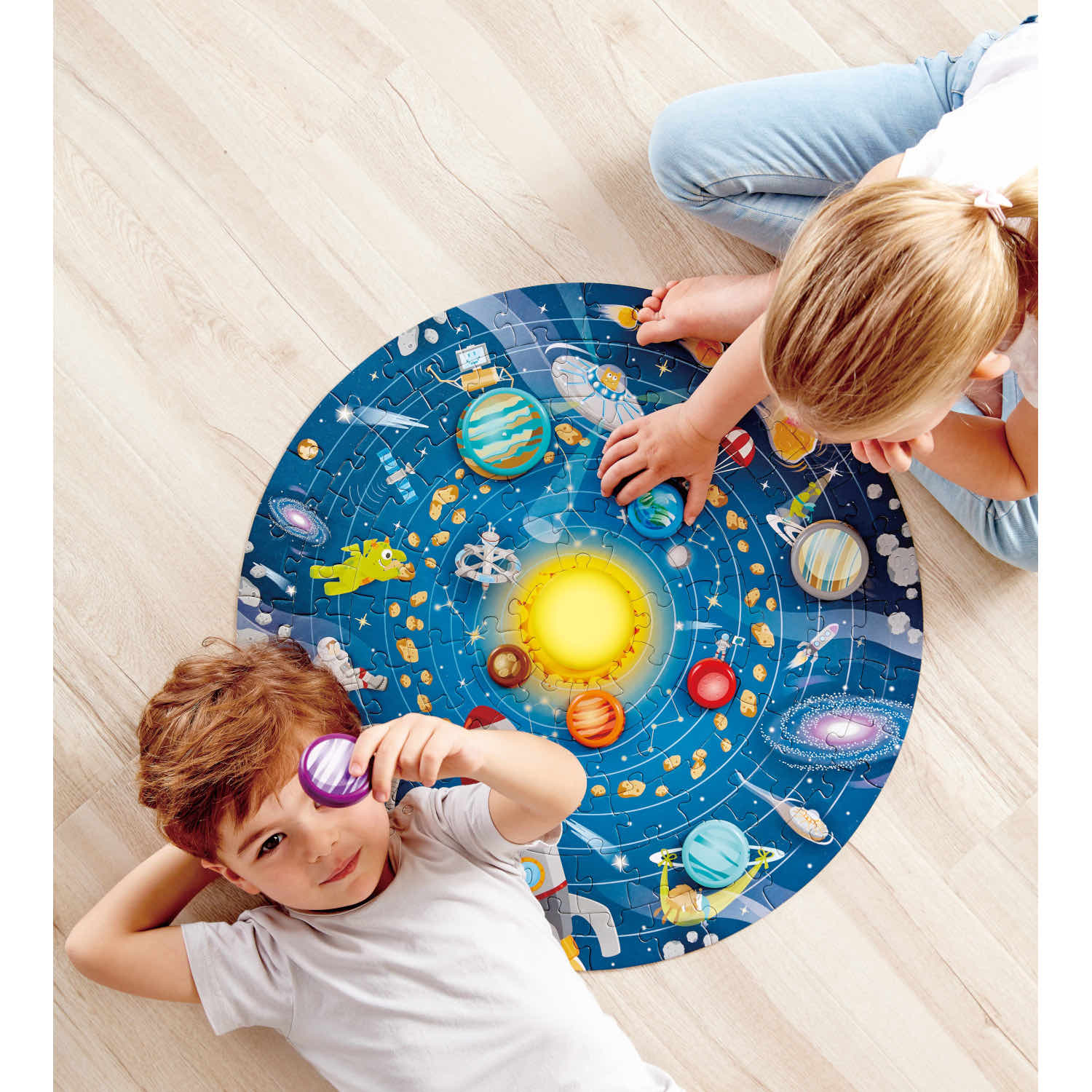 Solar System Puzzle by Hape - Home School Resources